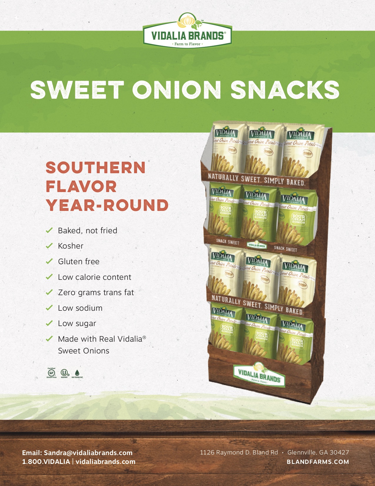 Vidalia Brands Snacks - Bland Farms